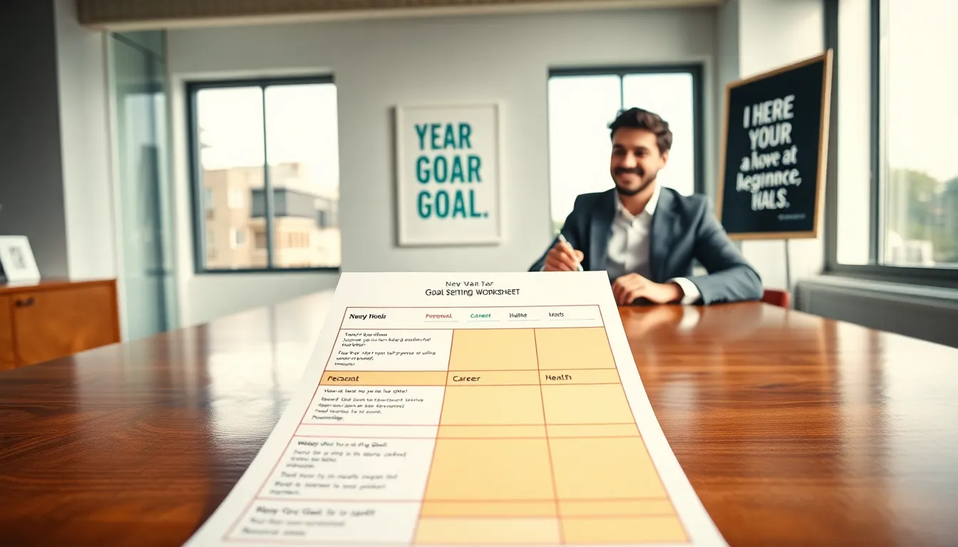 New Year Goal Setting Worksheet: Unlock Your Potential - Owenmaseko
